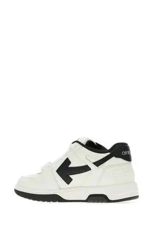 Off-White Leather Sneakers - Multicolor