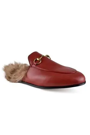 Gucci Princetown Mules - Red