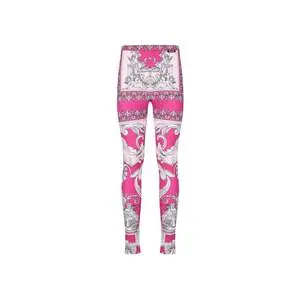 Versace Baroque Print Leggings - Multicolor