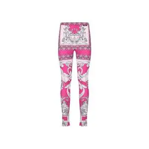 Versace Baroque Print Leggings - Multicolor
