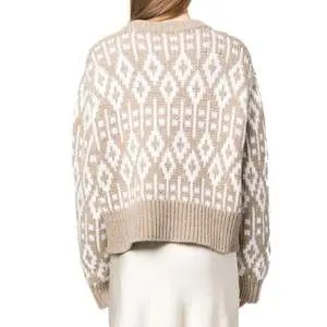 Brunello Cucinelli Jacquard Cashmere Sweater