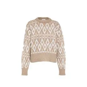 Brunello Cucinelli Jacquard Cashmere Sweater