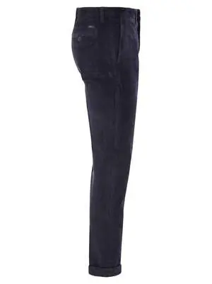 FAY Slim Corduroy Trousers