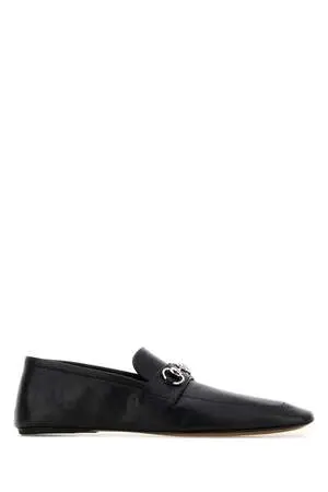 Gucci Leather Loafers - Black