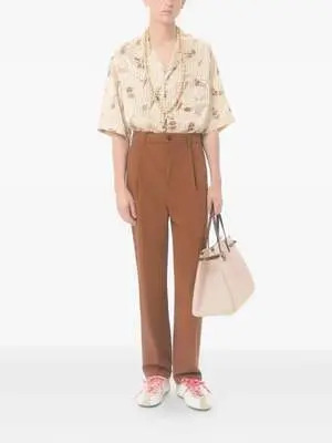 Valentino Garavani Papier Floral` Bowling Shirt