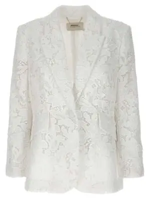 Zimmermann Natura Lace' Blazer - White