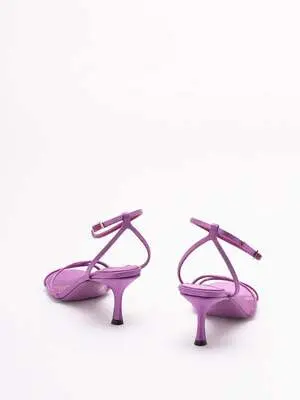 JIMMY CHOO Satin 1998 Leo Sandals - Multicolor