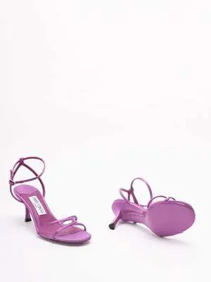 JIMMY CHOO Satin 1998 Leo Sandals - Multicolor