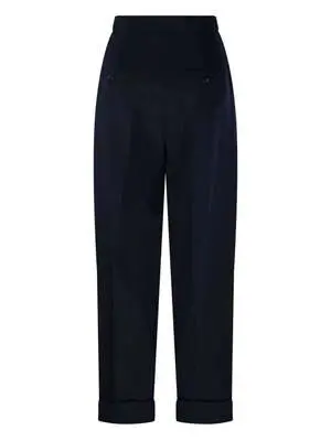Max Mara Wool Tailored Trousers - Multicolor