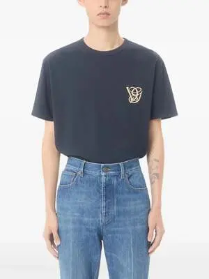 Valentino Garavani Embroidered `vg` T-shirt