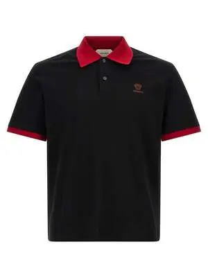 Versace Medusa' Polo Shirt - Black