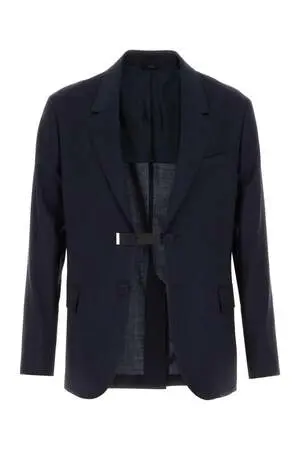 Fendi Navy Wool Blazer - Blue