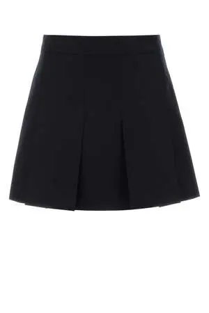 A.p.c. Navy Twill Jupe Mini Skirt - Blue