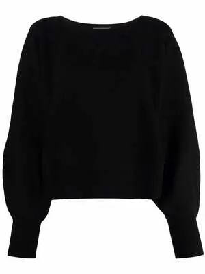 Alberta Ferretti V-neck Ruffled Sweater - Multicolor