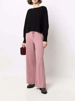 Alberta Ferretti V-neck Ruffled Sweater