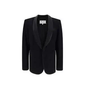 MAISON MARGIELA Wool Blazer - Black
