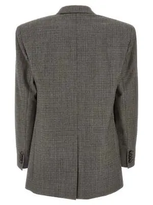 Stella McCartney Single-breasted Micro Houndstooth Blazer