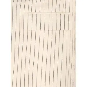 Celine Wool Striped Blazer - White