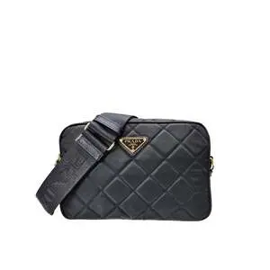 Prada Quilted Nylon Camera Bag - Black