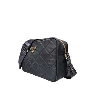 Prada Quilted Nylon Camera Bag - Black