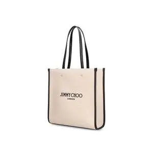 JIMMY CHOO Medium Logo Tote Bag