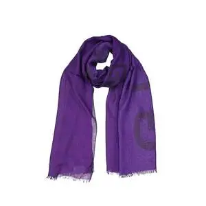 Givenchy Logo Scarf - Purple