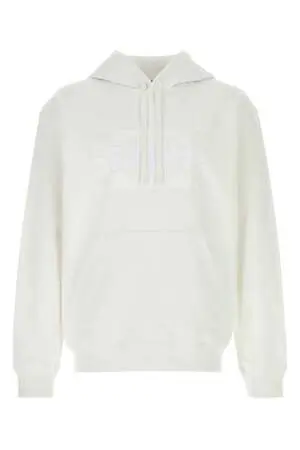 Gucci Cotton Sweatshirt With Embossed Detailing - White
