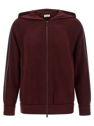 Brunello Cucinelli Zip Up Hoodie - Multicolor