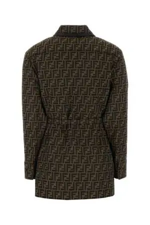 Fendi Embroidered Canvas Shirt