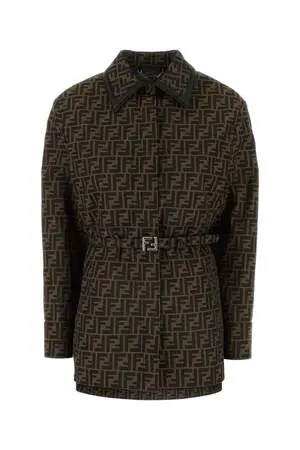 Fendi Embroidered Canvas Shirt - Multicolor