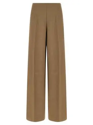 Herno Micro Sequin Wide Leg Pants - Brown