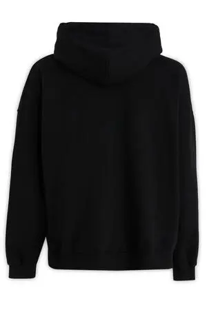 Palm Angels Black Graphic Logo Hoodie Sweatshirt