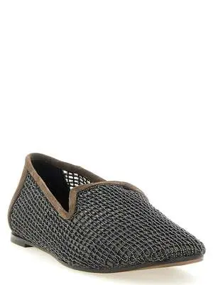 Brunello Cucinelli Embroidery' Mesh Loafers