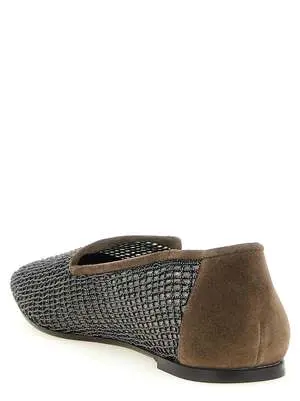 Brunello Cucinelli Embroidery' Mesh Loafers