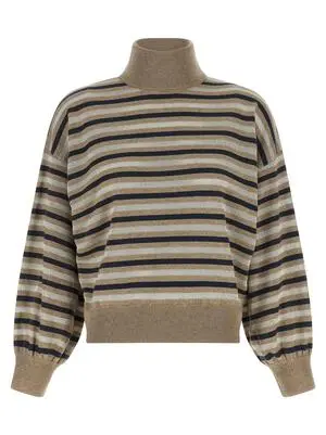 Brunello Cucinelli Sparkling Stripes' Sweater - Multicolor