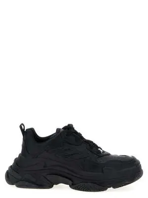 Balenciaga Triple S Sporty Sneakers - Black