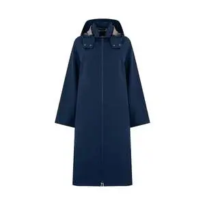 Herno Long Trench Coat - Blue