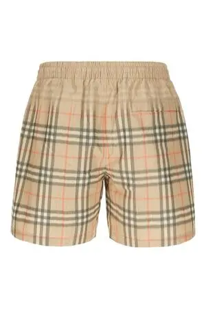 Burberry Checked Swimwear - Multicolor