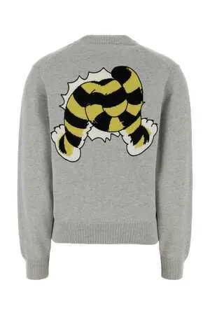 Kenzo Grey Wool Blend Sweater