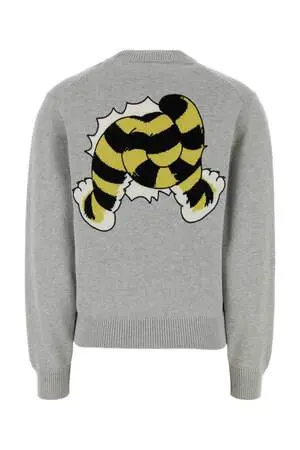 Kenzo Wool Blend Sweater - Gray