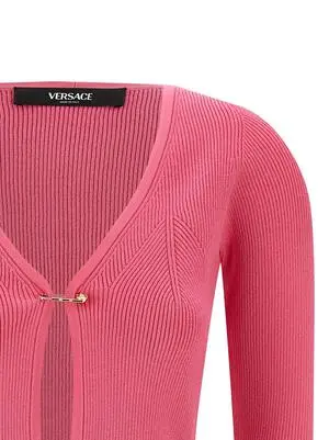 Versace Safety Pin' Cardigan