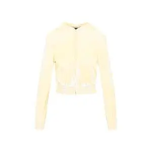 Balenciaga Fitted Zip-up Hoodie - Multicolor