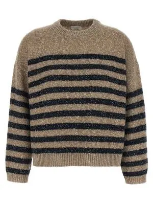 Brunello Cucinelli Dazzling Stripes' Sweater - Multicolor