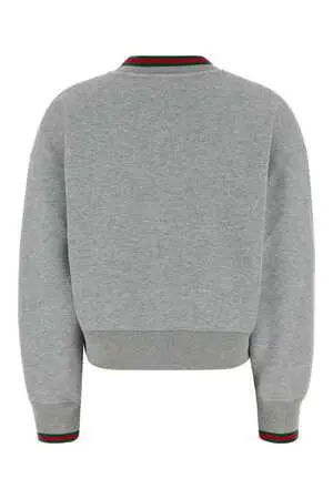 Gucci Cotton Blend Sweatshirt - Gray