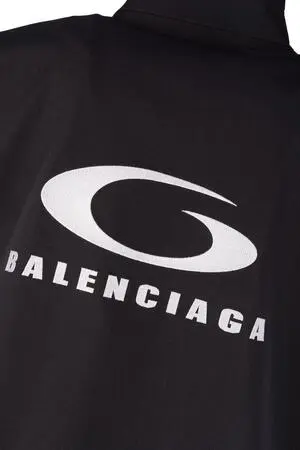 Balenciaga Stand Collar Zip-up Sweatshirt - Multicolor