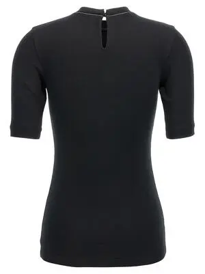 Brunello Cucinelli Monile Ribbed T-shirt