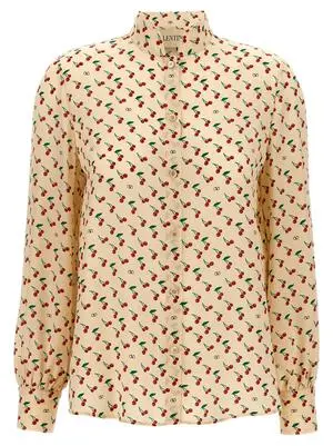 Valentino Garavani Cherryfic' Shirt - Cream