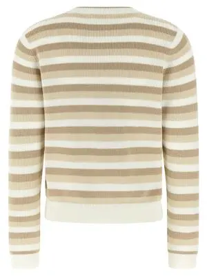 Brunello Cucinelli Striped Cotton Sweater