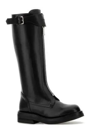 Alexander McQueen Leather Countryside Boots