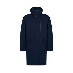 Herno Hooded Rain Coat - Blue